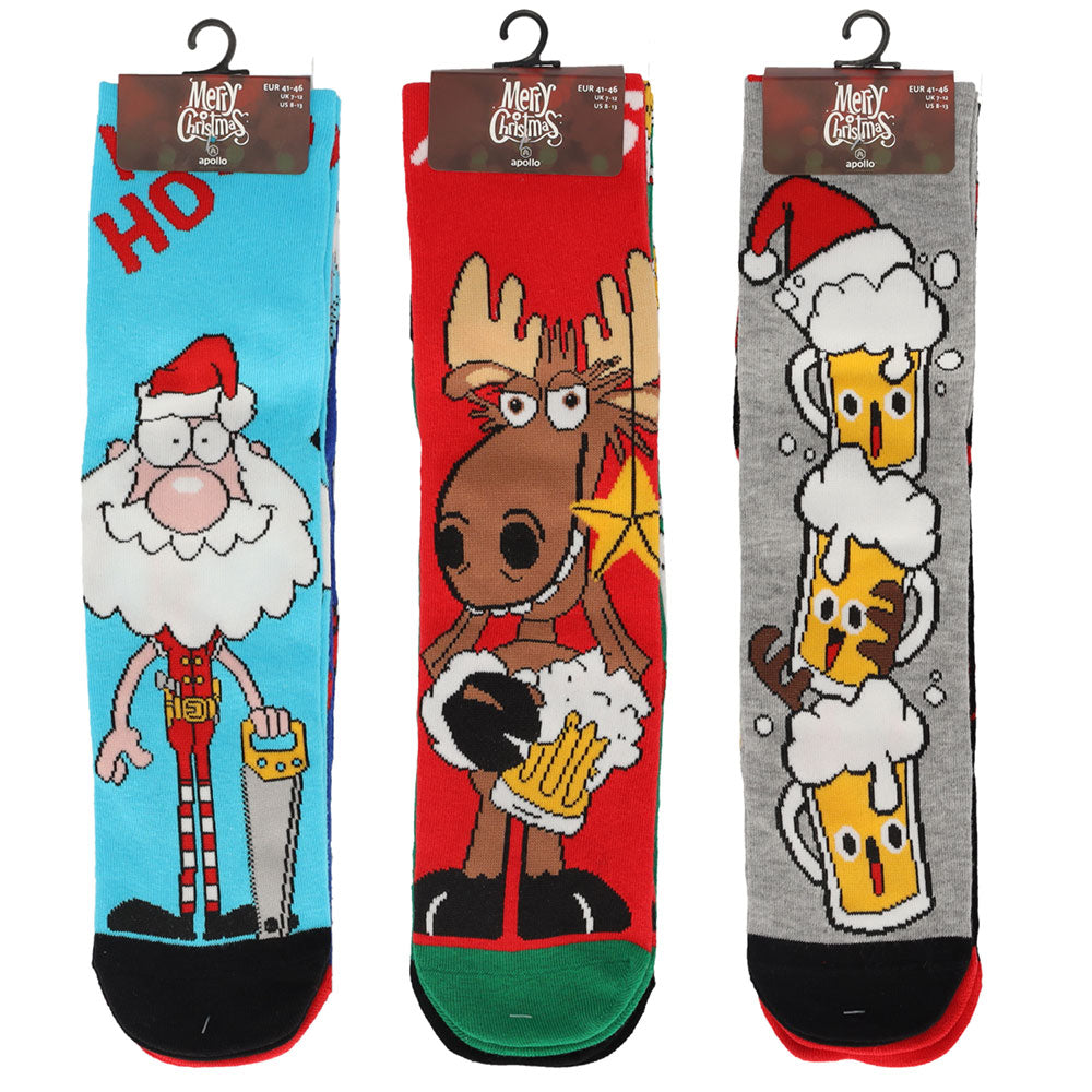 Apollo Men X-Mas Sock 2-Pack – ChristmasLightsandTrees.com